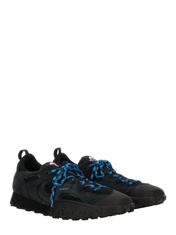 MARINE SERRE Ms Rise Ii Leather Sneakers - Black