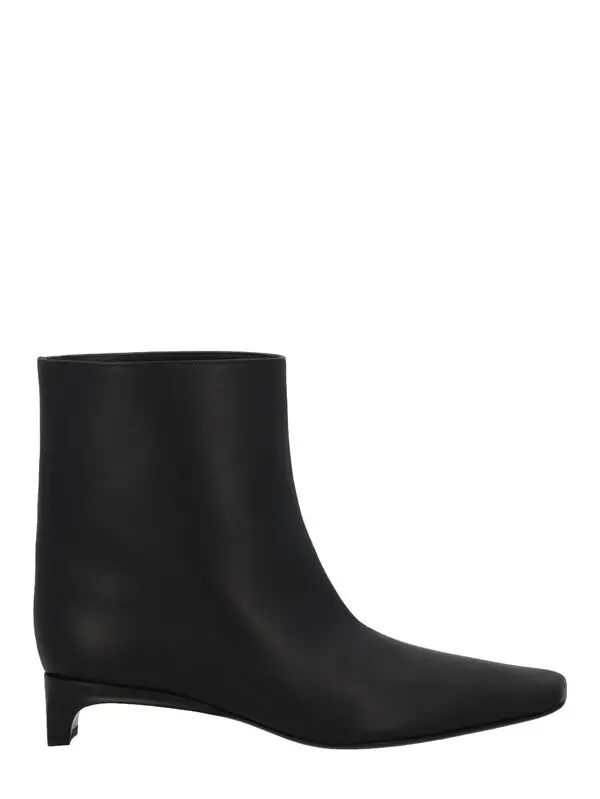 Loulou De Saison Leather Ankle Boots - Black