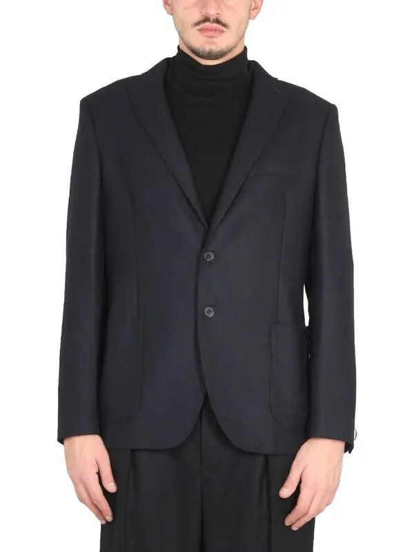 TONELLO Single-breasted Blazer - Blue