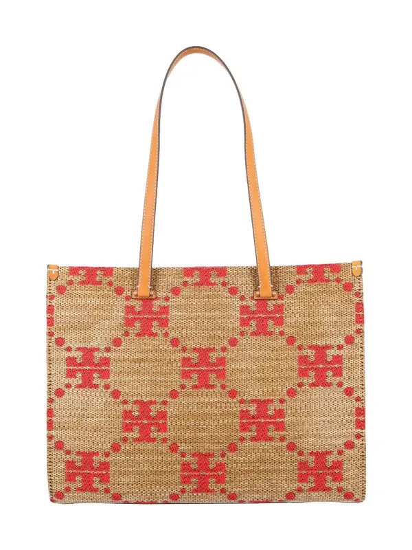 Tory Burch Straw Tote Bag - Beige