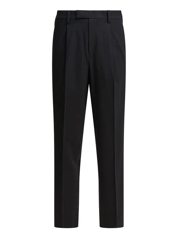 Vince Owen Athletic Stretch-cotton Pant - Black