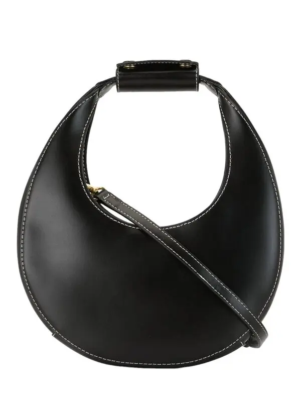 Staud Mini Moon Handbag - Black