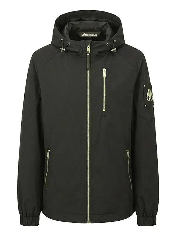 Moose Knuckles Charlesbourg Hooded Jacket - Black