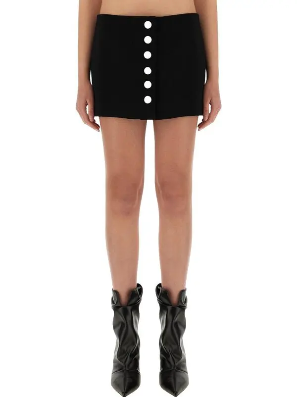 Khaite Jaxon Mini Skirt - Black