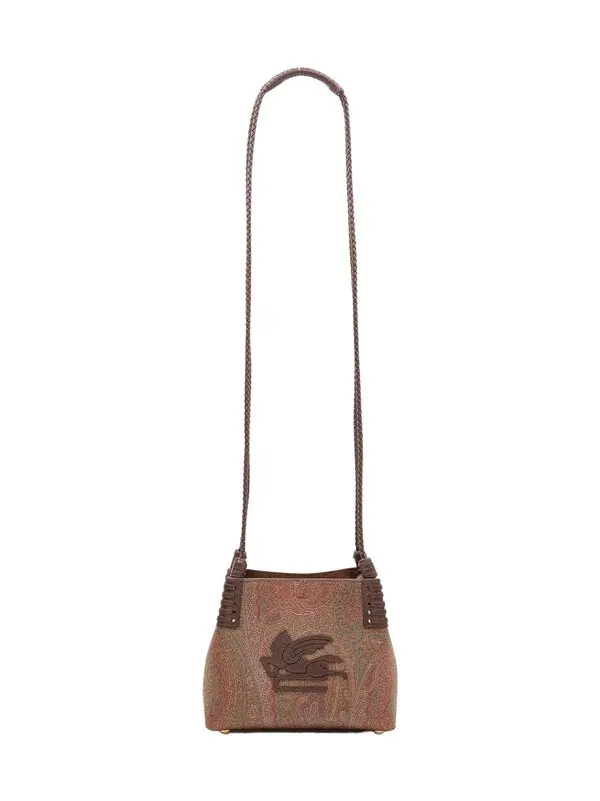 Etro Mini Shoulder Bag - Marrone