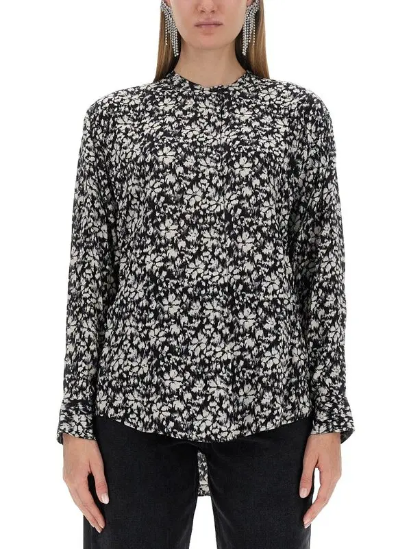 MARANT ETOILE Printed Viscose Shirt - Multicolour