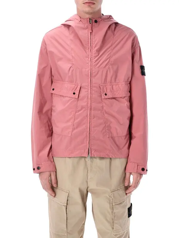Stone Island Light Compact Touch Poly-tc Jacket - Oleander