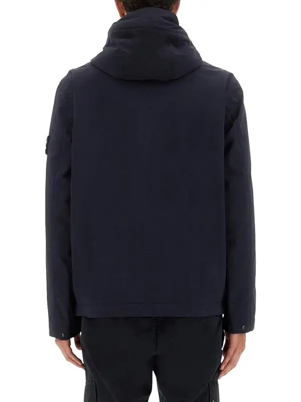Stone Island Soft Shell-r E. Dye Technology Primaloft Jacket - Blue