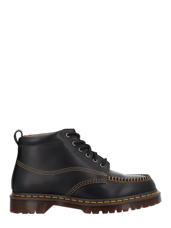 Dr. Martens Lowell Leather Lace Up Chukka Boots - Black