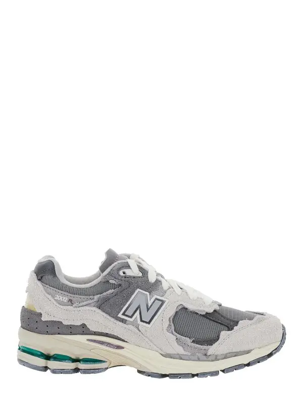 NEW BALANCE 2002r Suede And Mesh Lace-up Sneakers - Grey