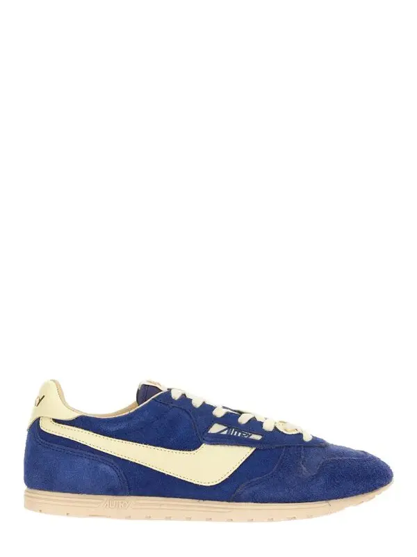 AUTRY Windspin Suede Athletic Sneakers - Blue