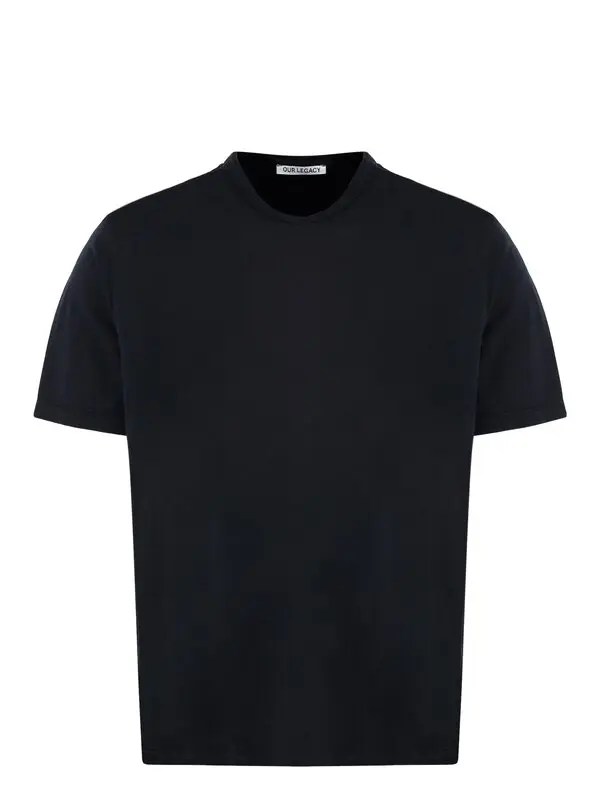 Our Legacy Box Cotton Crew-neck T-shirt - Black