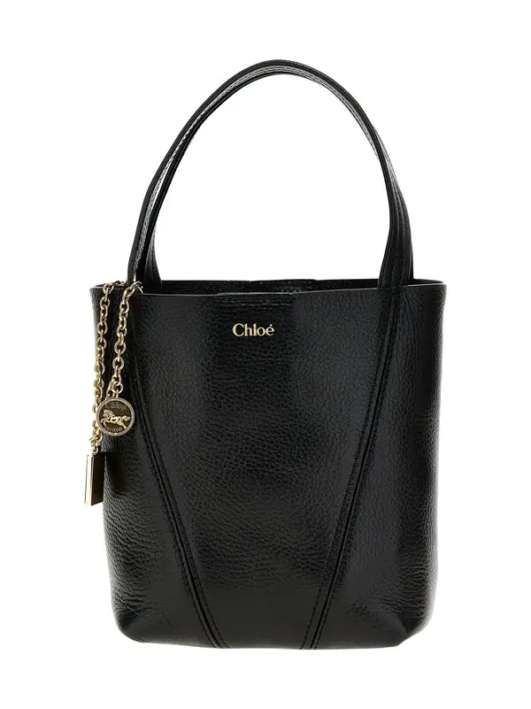 Chloé Mini Leather Crossbody Bag - Nero