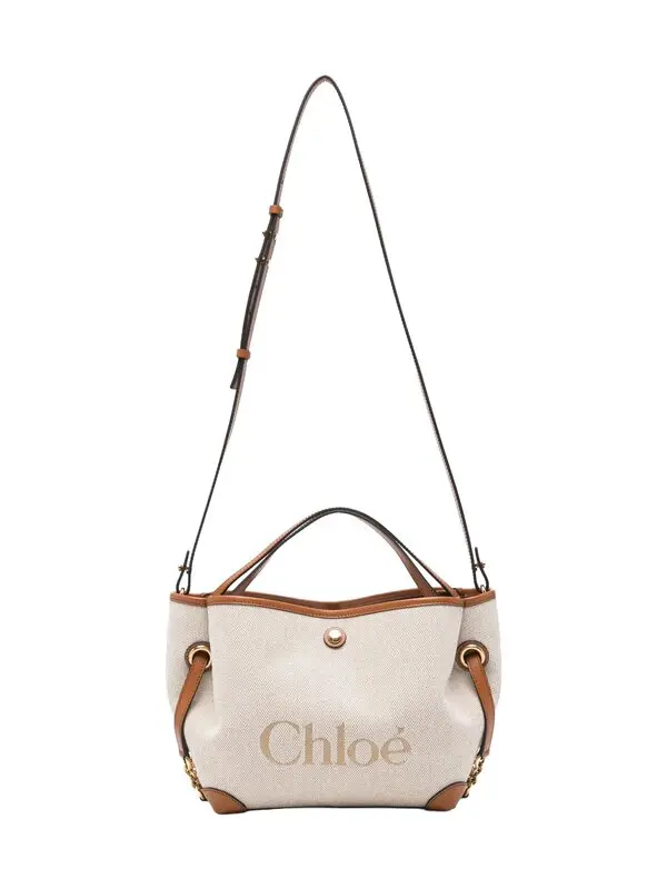 Chloé Mini Handbag With Top Handle - Beige