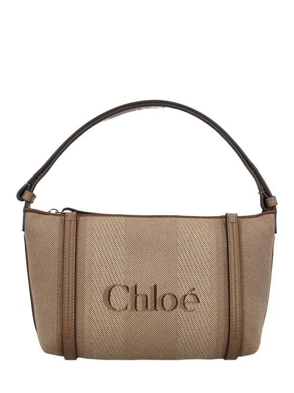 Chloé Mini Bag With Logo - Brown