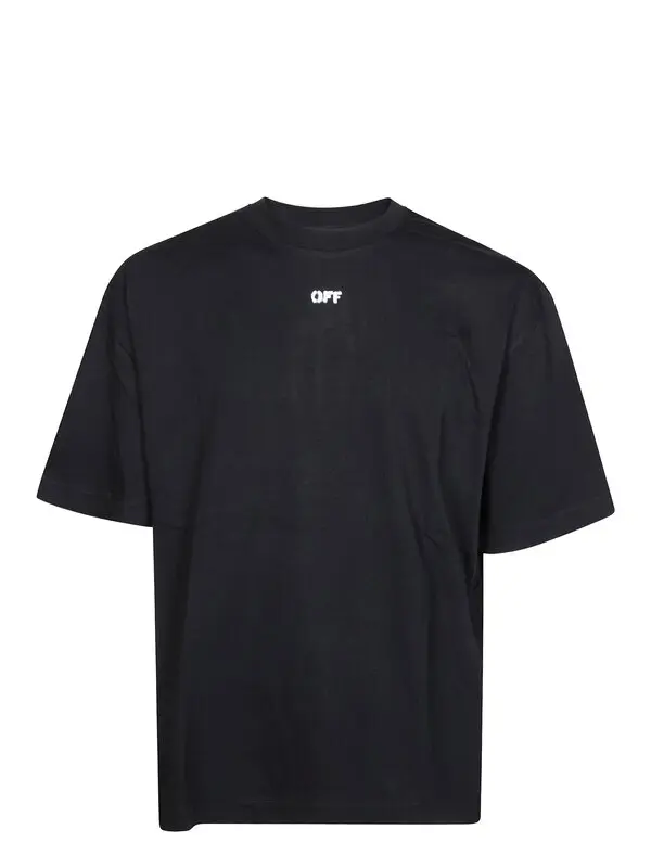 Off-White Classic Cotton T-shirt For Ss26 - Nero