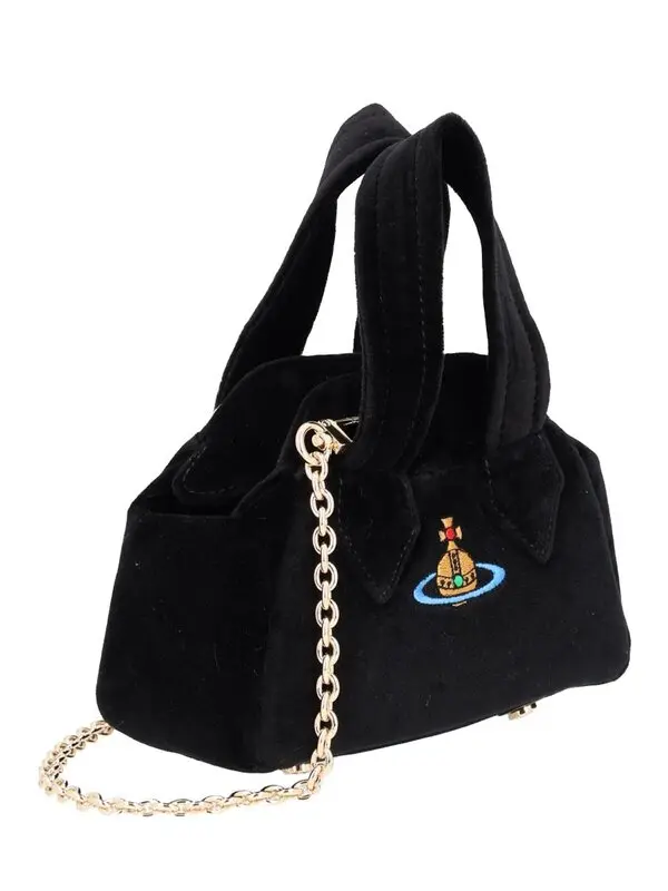 VIVIENNE WESTWOOD Archive Mini Yasmine Handbag - Black