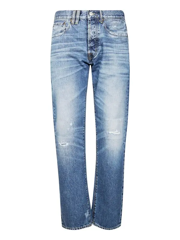 CYCLE Mini Trousers With Ripped Detailing - Blu