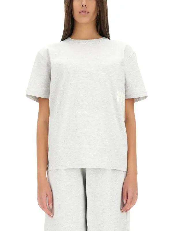 Alexander Wang Essential Regular Fit T-shirt - Grey