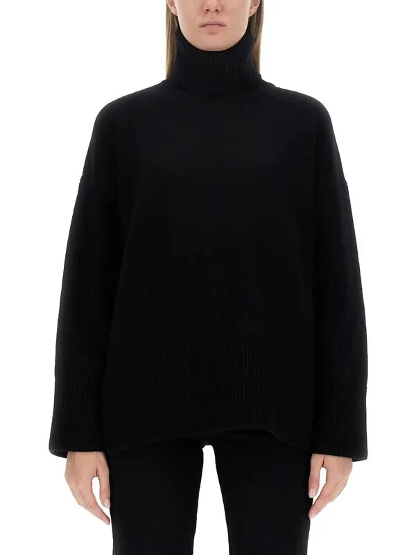 Canada Goose Cashmere Blend Turtleneck Jumper - Black