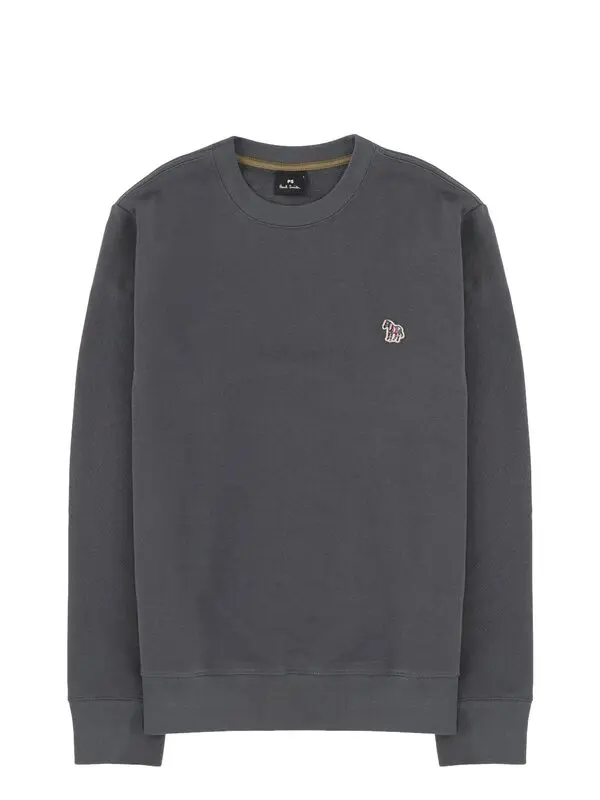 Paul Smith Organic Cotton Crewneck Sweatshirt - Grey