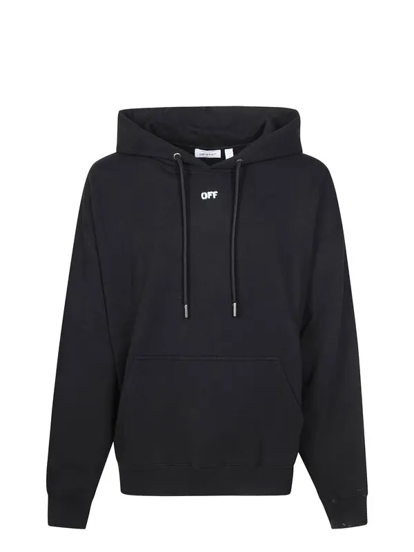 Off-White Paint Arrow Skate Hoodie - Nero