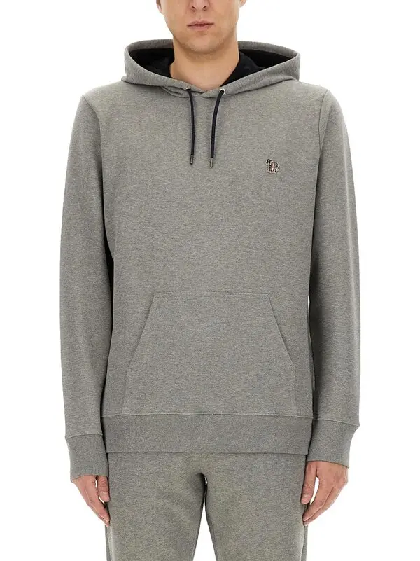 Paul Smith Logo Hoodie - Grey