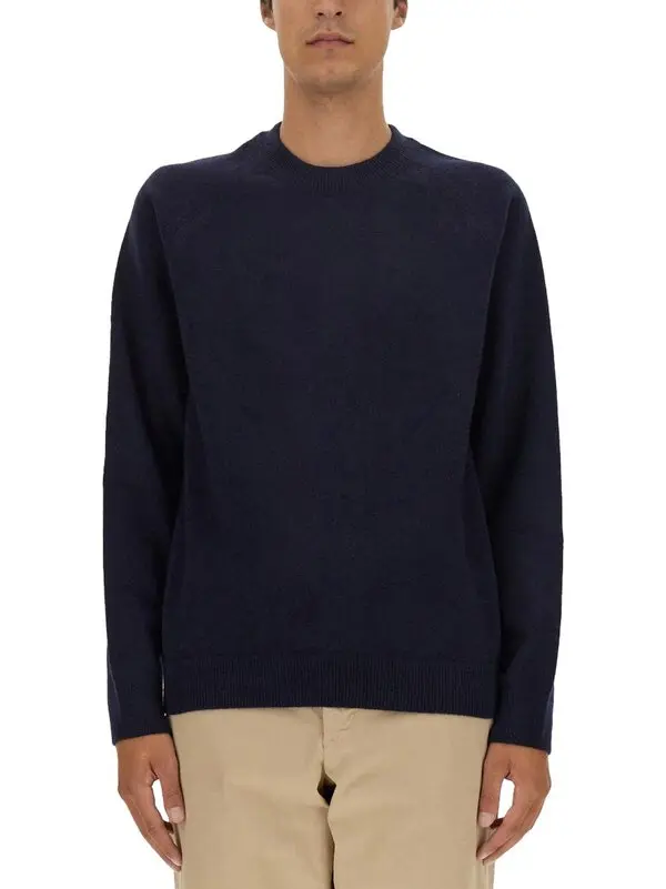Paul Smith Merino Wool Crew Neck Sweater - Blue
