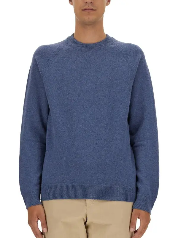 Paul Smith Merino Wool Crew Neck Sweater - Blue