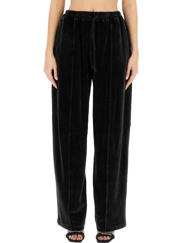 Alexander Wang Velvet Joggers - Black