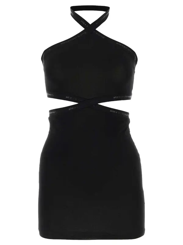 Alexander Wang Stretch Cut Out Mini Dress - Black