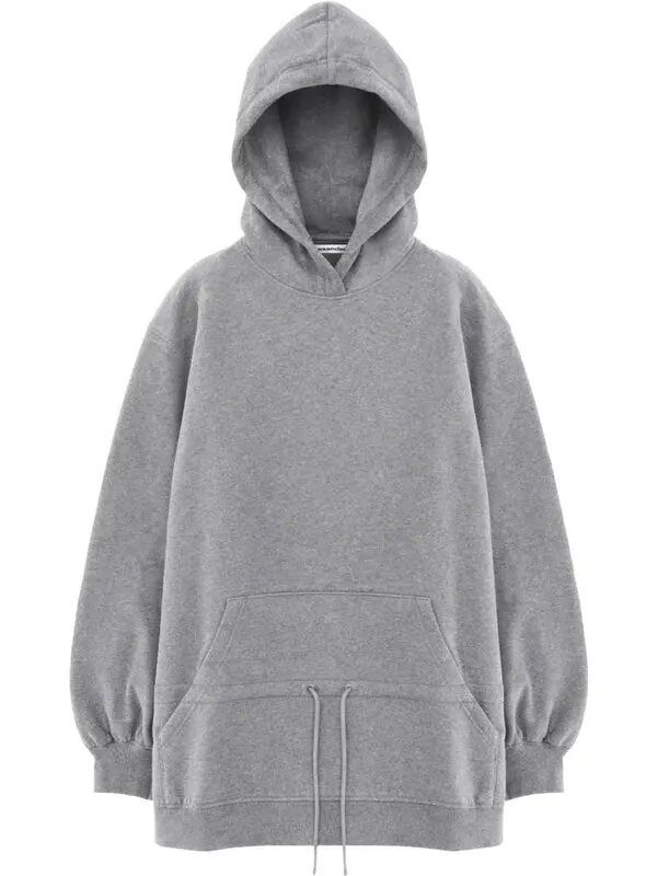 Alexander Wang Dropped Waist Hoodie Dress - Grey