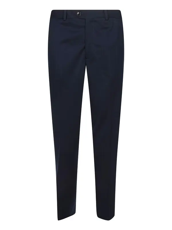 CIRCOLO 1901 Chino Trousers In Piqu - Blu