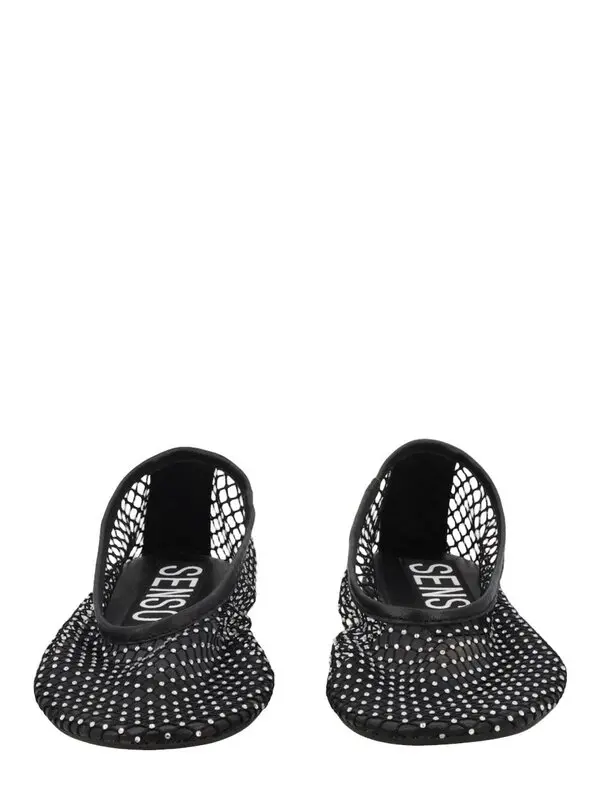 Senso Ballet Flats With Embellished Detailing - Black