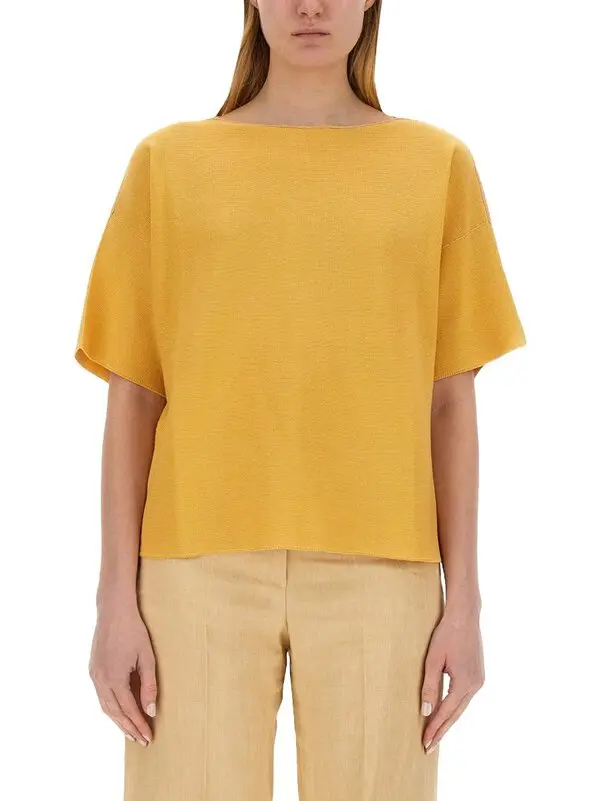 Fabiana Filippi Cotton Mini Top - Orange