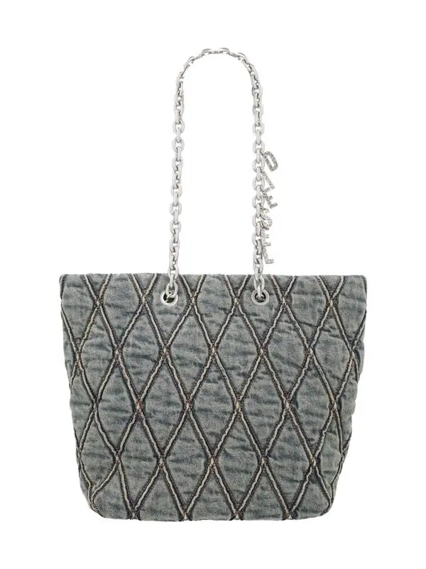DIESEL® Quilted Shopper Bag - Denim