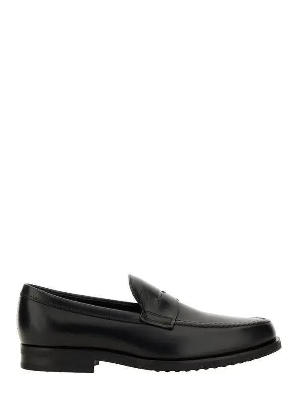 TOD`S Tod's Leather Loafers - Black