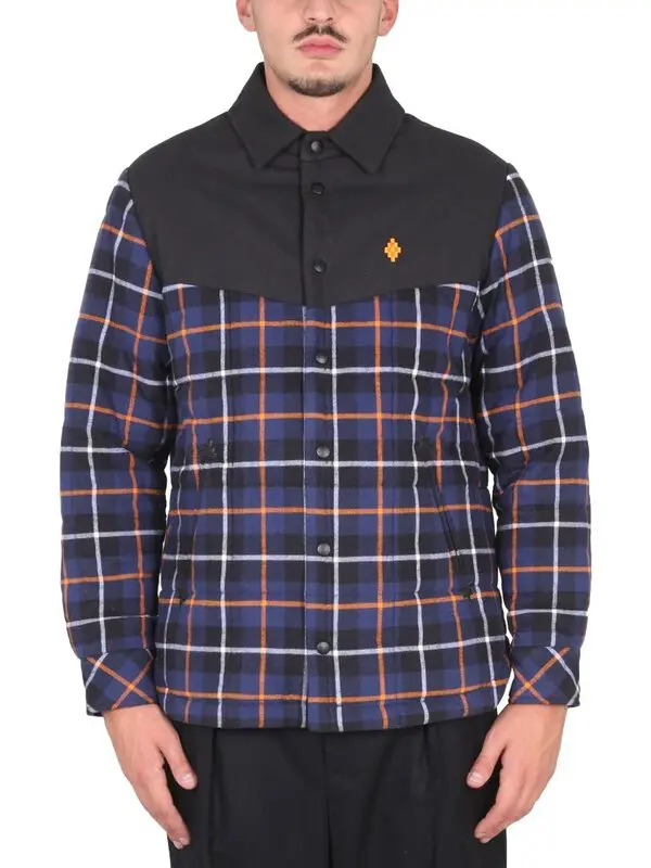MARCELO BURLON COUNTY OF MILAN Long-sleeved Shirt - Blue