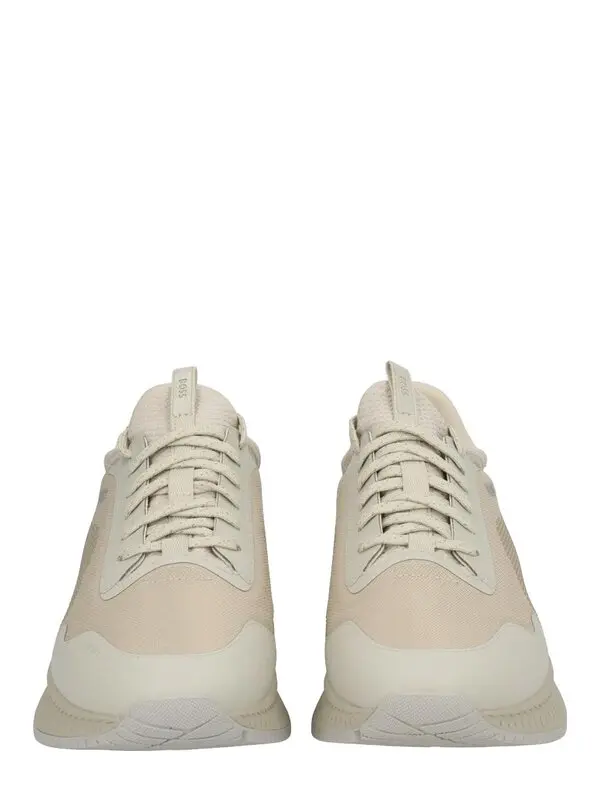 BOSS Lace-up Athletic Sneakers - Beige