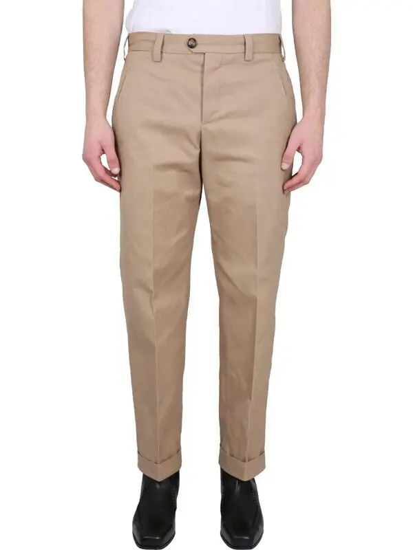 PT TORINO Slim Fit Trousers - Beige