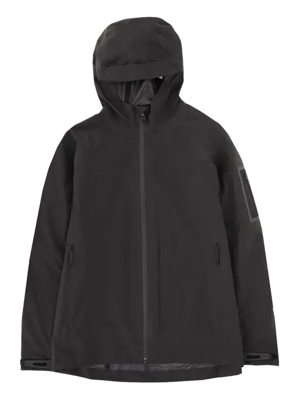 BOSS Water-repellent Zip-up Jacket With Four-way Stretch - Black