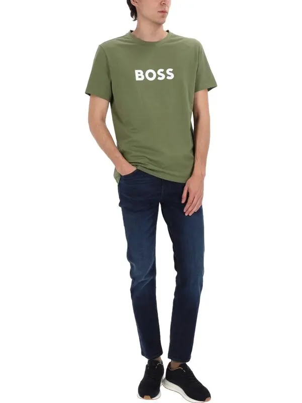 BOSS Logo Graphic T-shirt - Denim