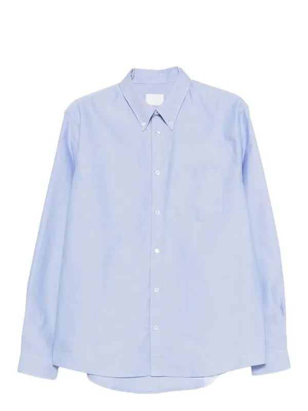 A.p.c. Long Sleeve Button-up Shirt - Blu