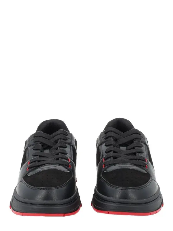 Hugo Low-top Lace-up Sneakers - Black
