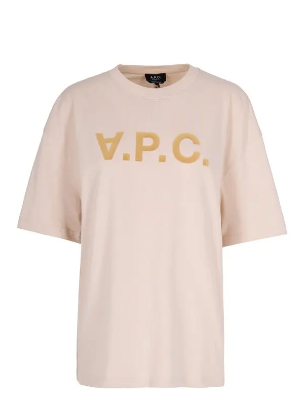 A.p.c. Organic Cotton T-shirt - Ecru