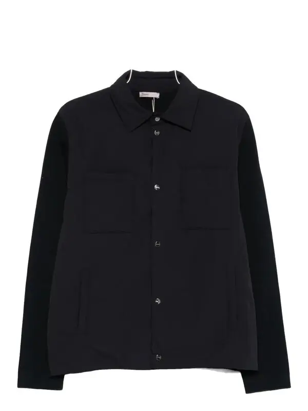 Herno Stylish Button-up Shirt Fw25 Collection - Blu