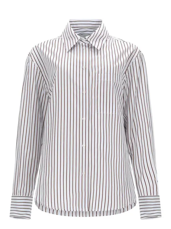 Loulou De Saison Striped Cotton Shirt - Multicolour