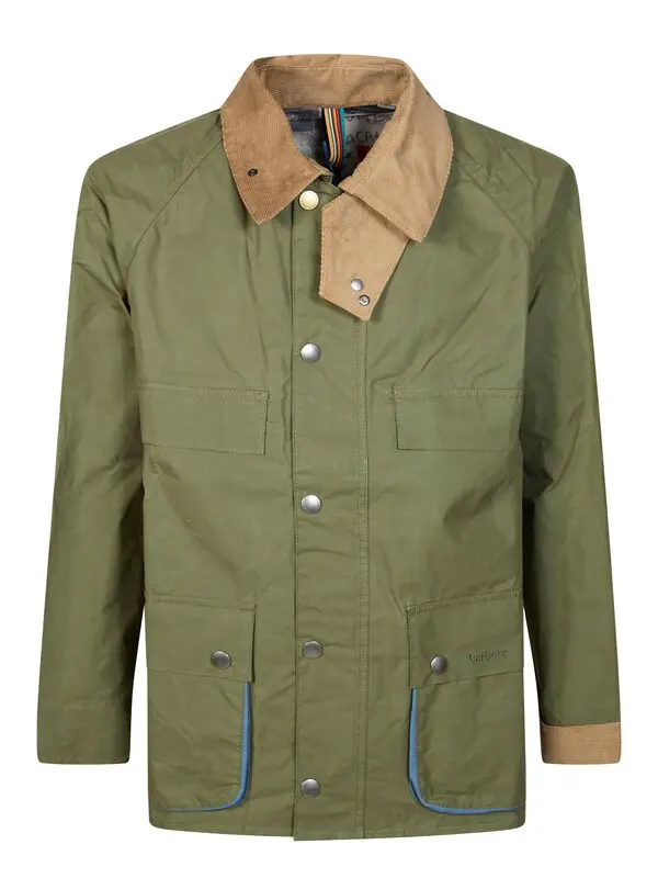 PAUL SMITH LOVES BARBOUR Classic Mini Bedford Jacket - Verde