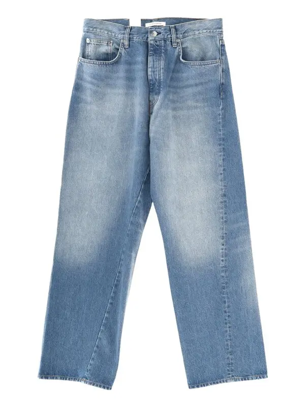 SUNFLOWER Relaxed Wide-leg Jeans - Denim