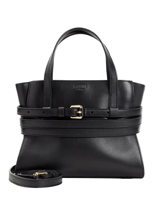 Moschino Chic Handbag W:23cm H:16cm D:10.5cm - Black